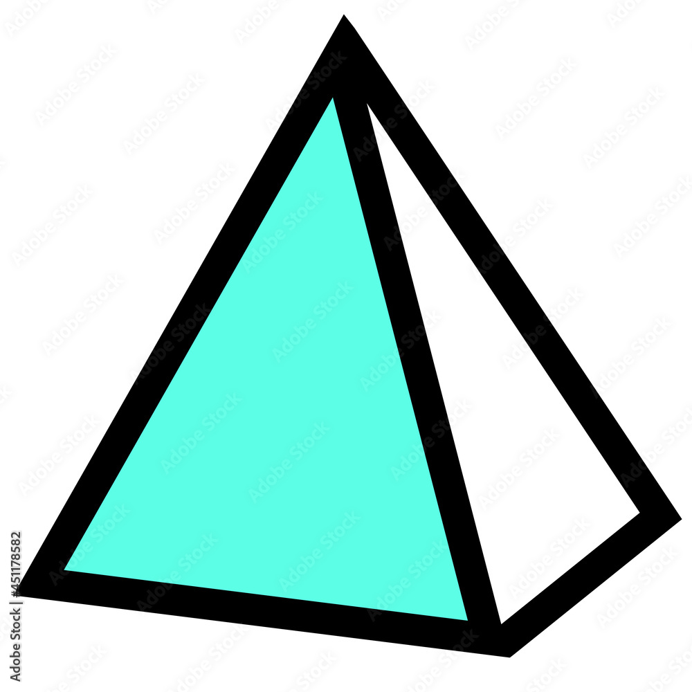 Vector illustration of a Memphis style design template with a ...