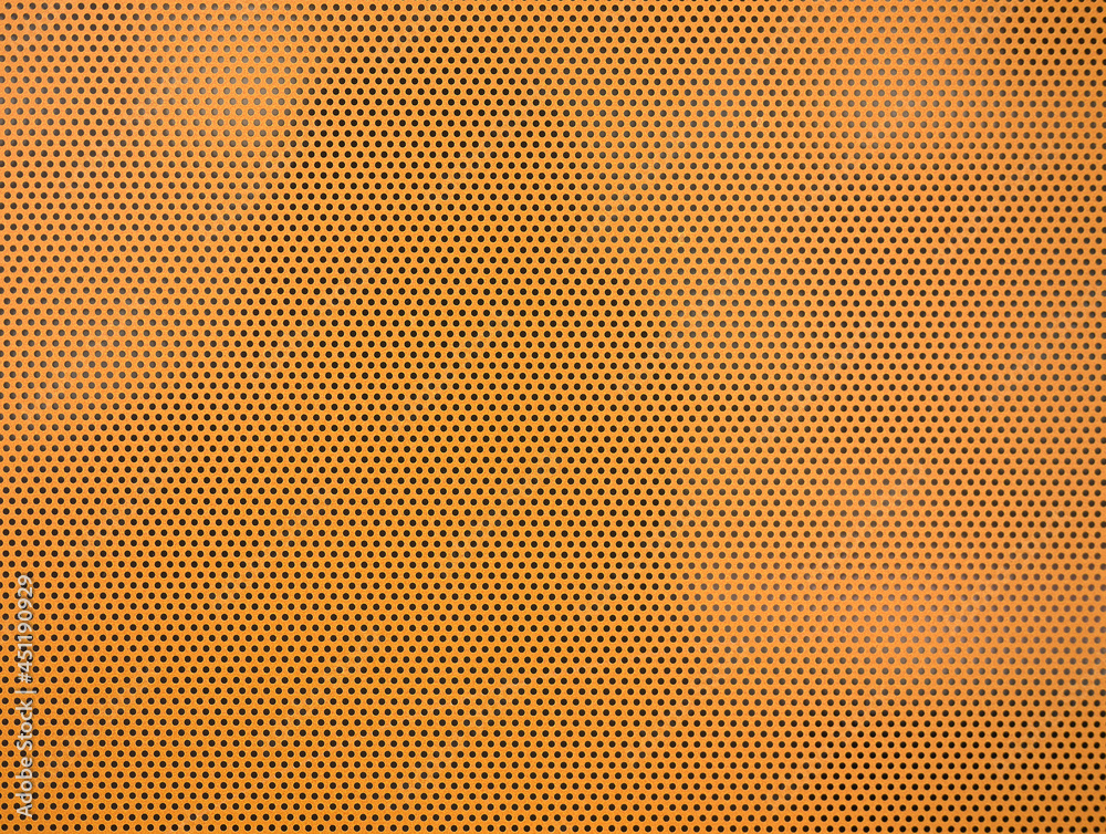orange texture with perforated holes Stock Photo | Adobe Stock