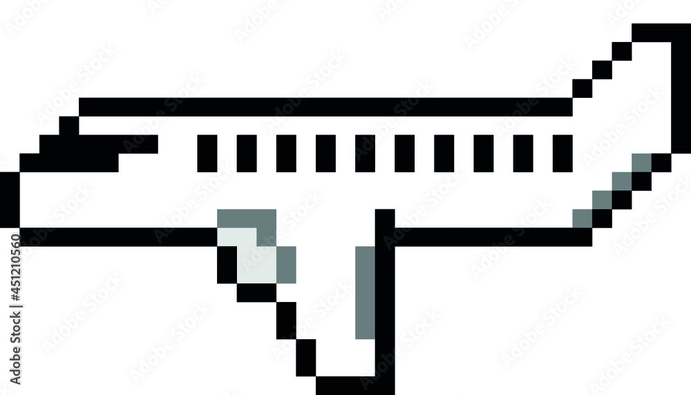 Airplane Pixel Art