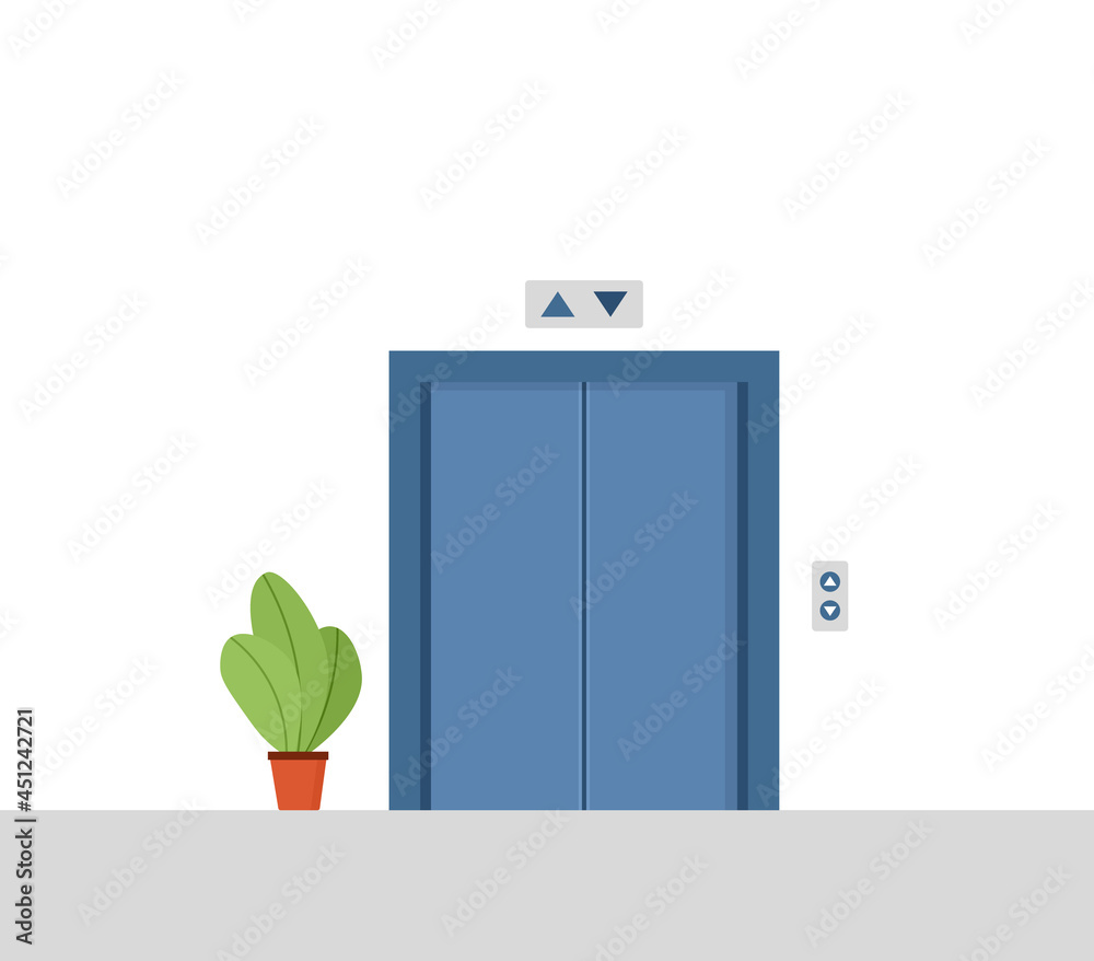 Empty Elevator Clipart