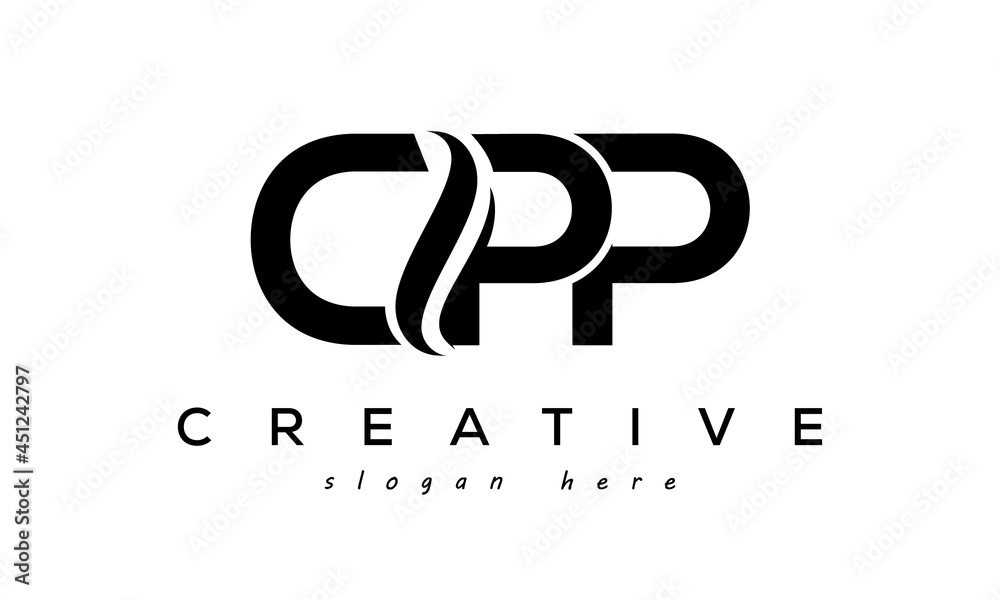 Letter CPP creative logo design vector Stock Vector | Adobe Stock