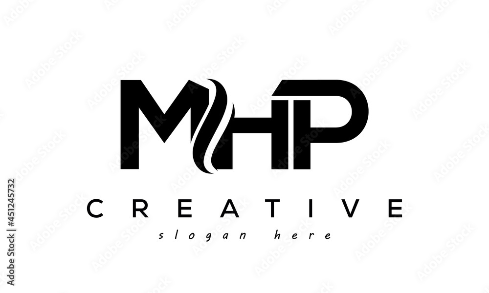 Stockvector Letter MHP creative logo design vector | Adobe Stock