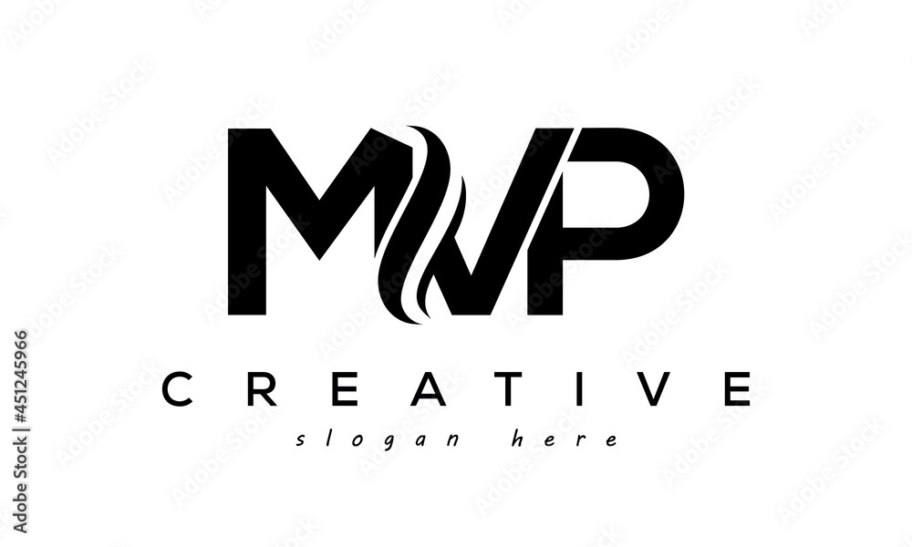 Letter MVP creative logo design vector Stock Vector | Adobe Stock