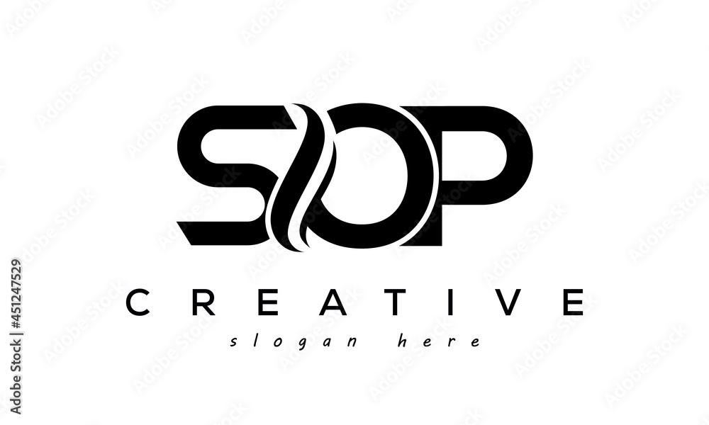 Letter SOP creative logo design vector Stock Vector | Adobe Stock