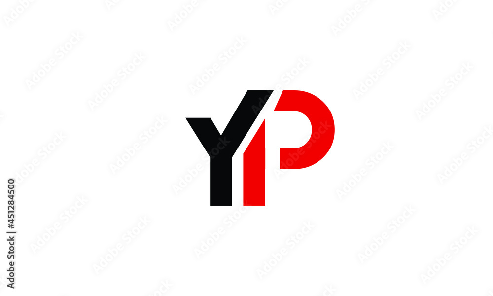 Alphabet letters Initials Monogram logo YP, PY, Y and P Stock Vector ...