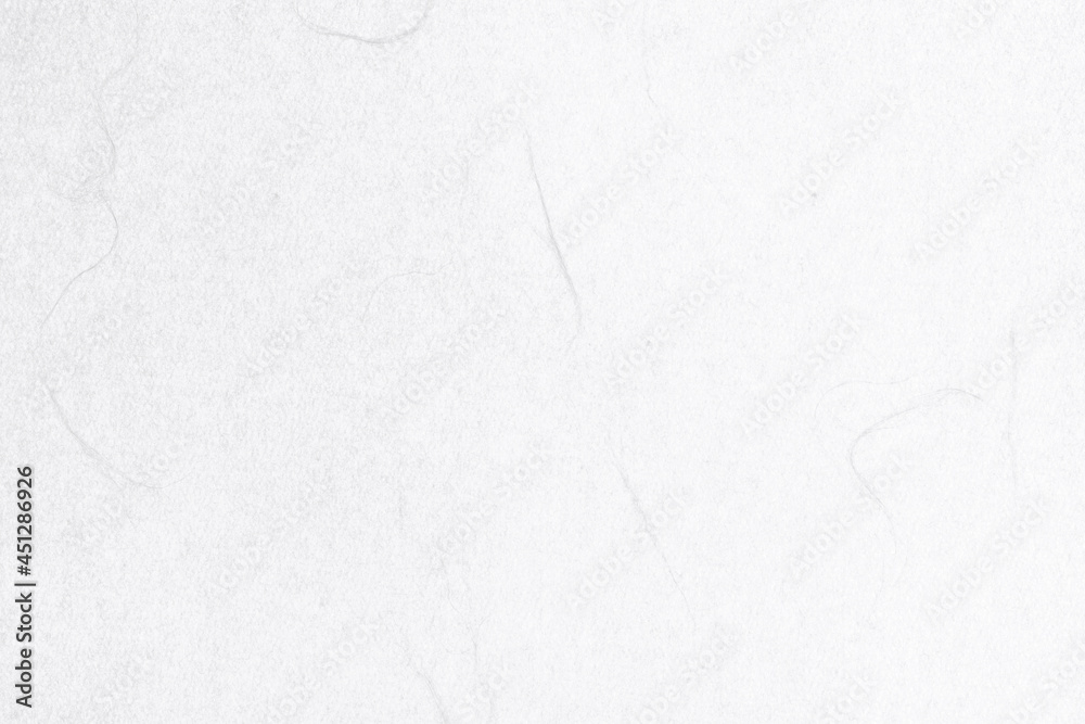 Thin silk fibers decorated paper background. Yunlong kam white ...