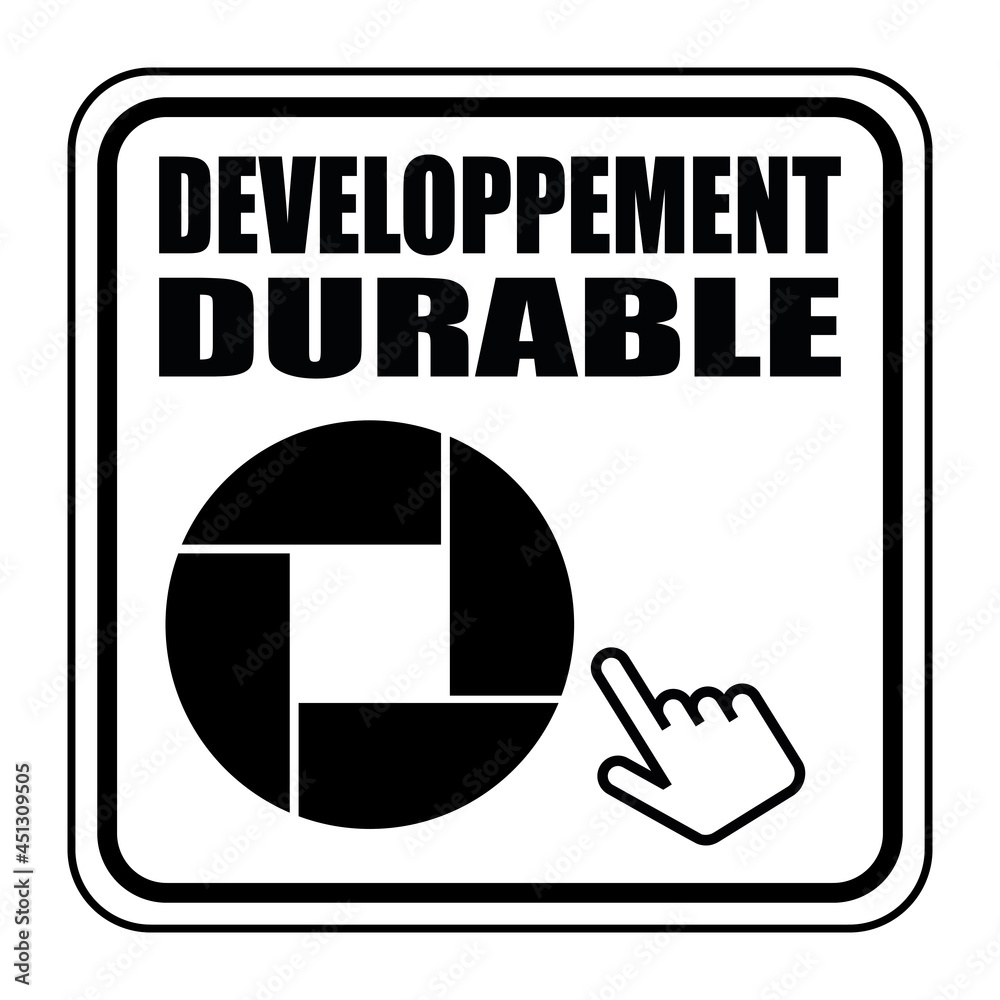 Logo développement durable. Stock Vector | Adobe Stock