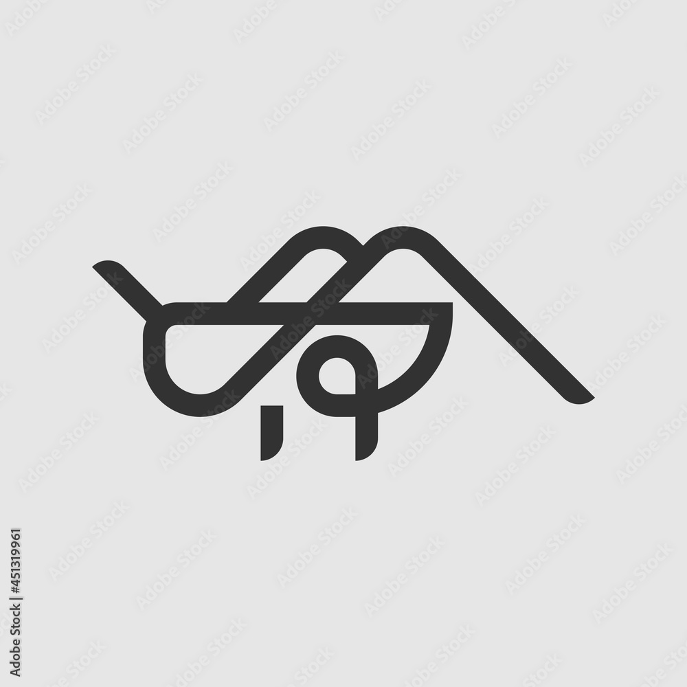 Cricket Animal Insect Modern Creative Logo, Minimal Cricket insect logo ...