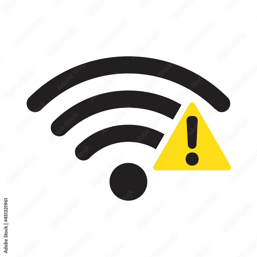 No connection icon vector. No network symbol. No Wifi sign Paid ...