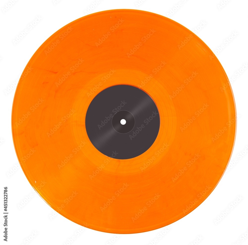 Orange Vinyl Record, Stock Photo | Adobe Stock