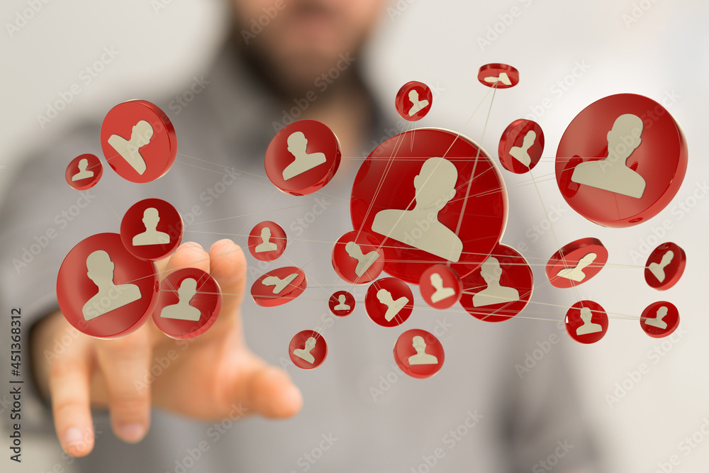 partner - organization chart team concept networking Stock Photo ...