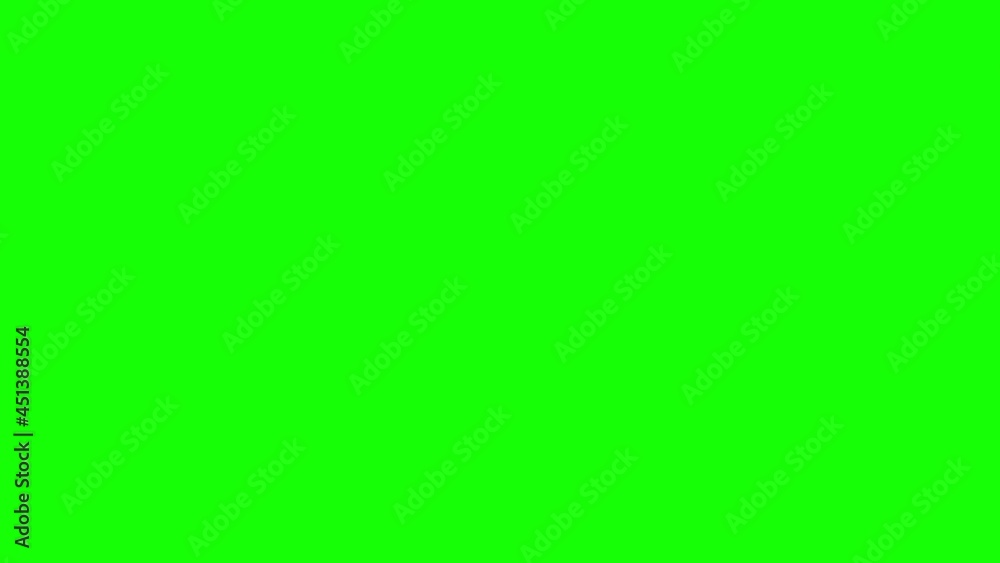 Cartoon FX Smoke Explosion on the green screen background. 4K video ...