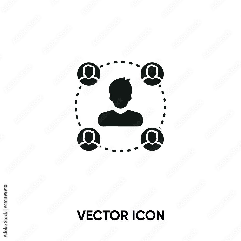 Mediator vector icon. Modern, simple flat vector illustration for ...