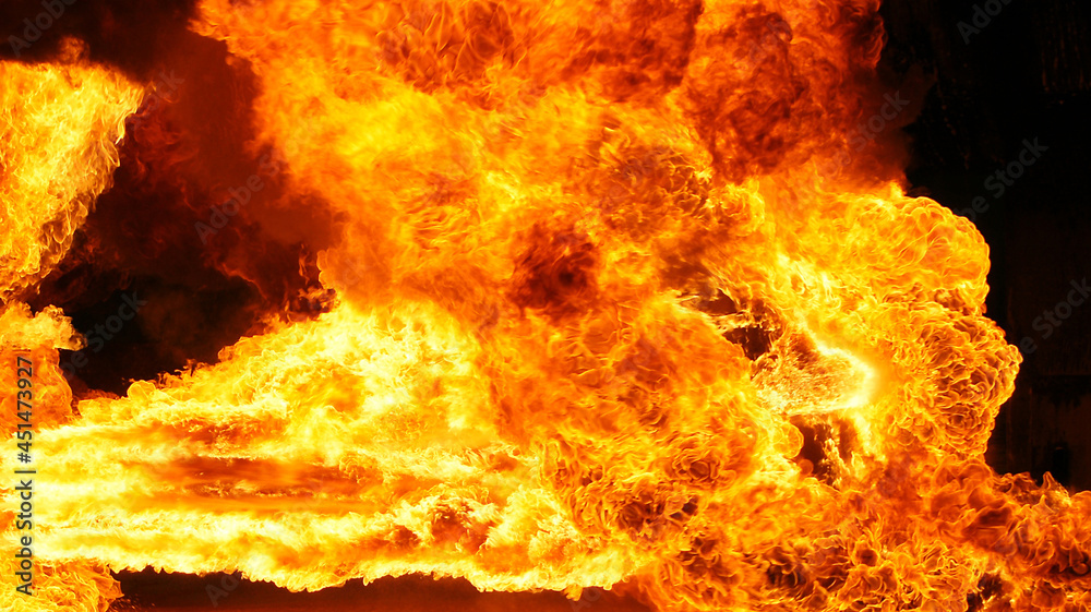 jet aircraft fire, airport fire crew fighting craft engine fire Stock ...