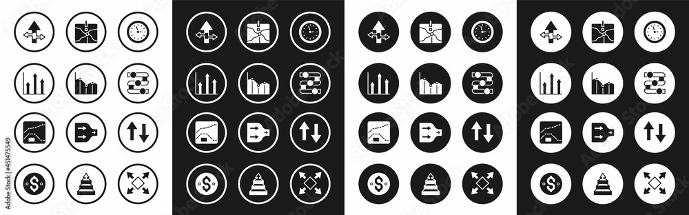 Set Clock, Pie chart infographic, Arrow, Graph, chart, diagram ...