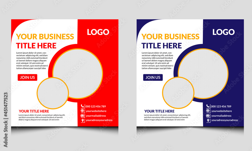 corporate banner design vector template social media banner design and ...
