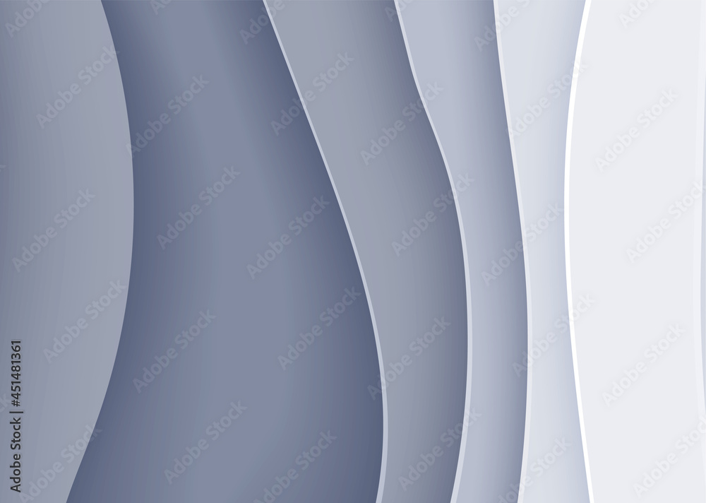 Abstract background in paper cut style. 3d wallpaper with cut out deep ...