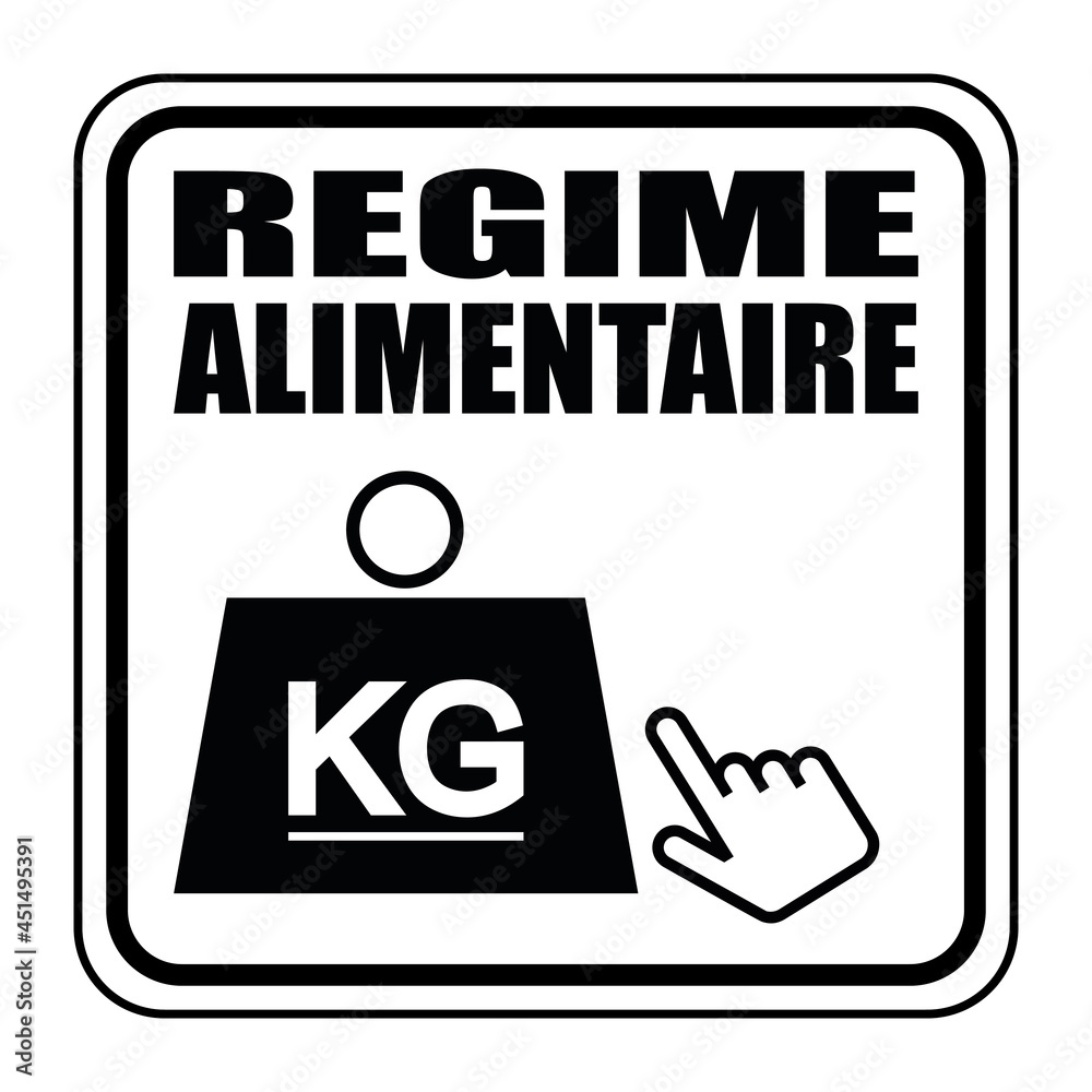 Logo régime alimentaire. Stock Vector | Adobe Stock