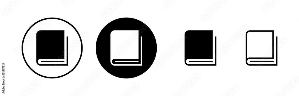 Book icons set. Book vector icon Stock Vector | Adobe Stock