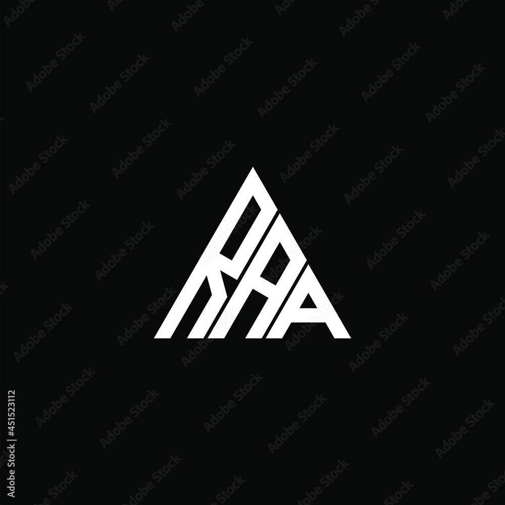 RAA letter logo creative design. RAA unique design Stock Vector | Adobe ...