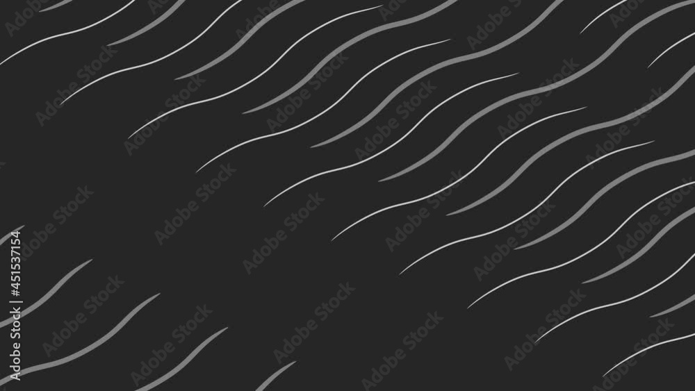 Dynamic drawn wave lines - loop animated background for business and ...