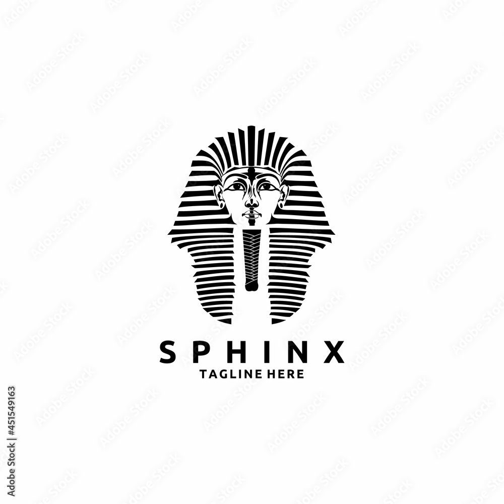 Landmark The Great Sphinx Icon Logo Vector Design Illustration Stock ...