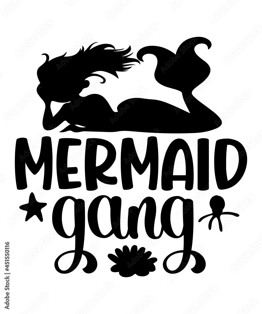Mermaid Svg Bundle,Mermaid Svg,Give Me Vitamin Sea Svg,Birthday Girl ...