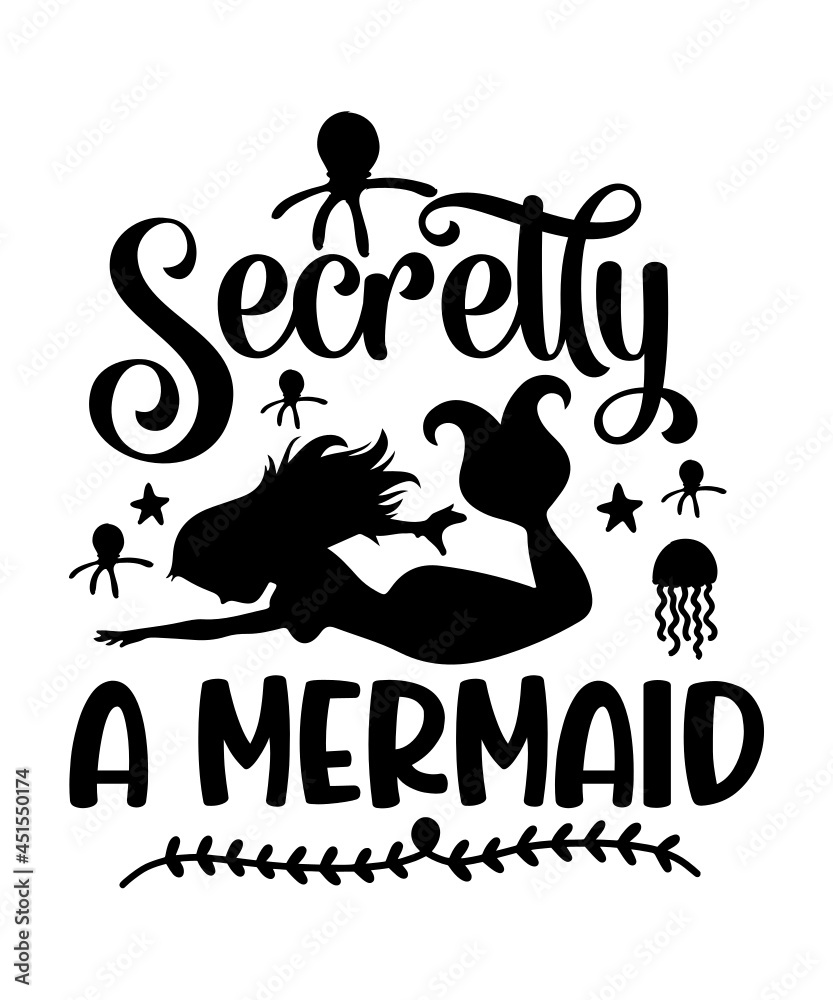Mermaid Svg Bundle,Mermaid Svg,Give Me Vitamin Sea Svg,Birthday Girl ...