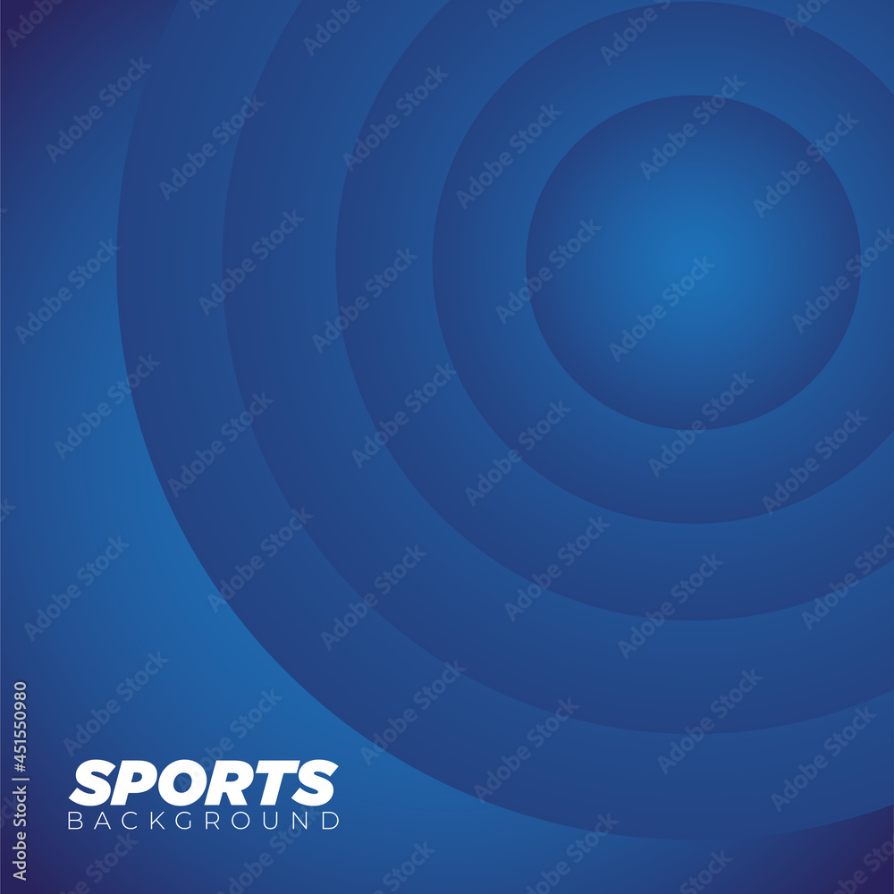 Simple Modern Vector Blue sport background for digital poster and ...