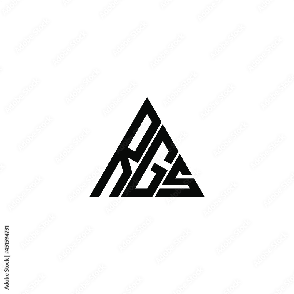 RGS letter logo creative design. RGS unique design Stock Vector | Adobe ...