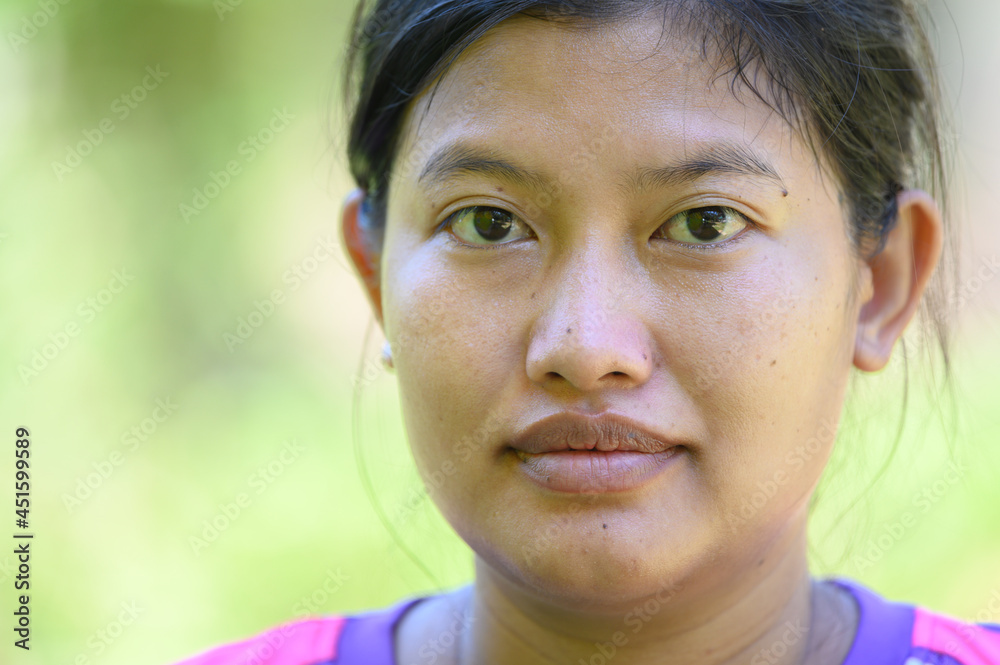 Asian woman face without makeup.asian woman face without plastic ...