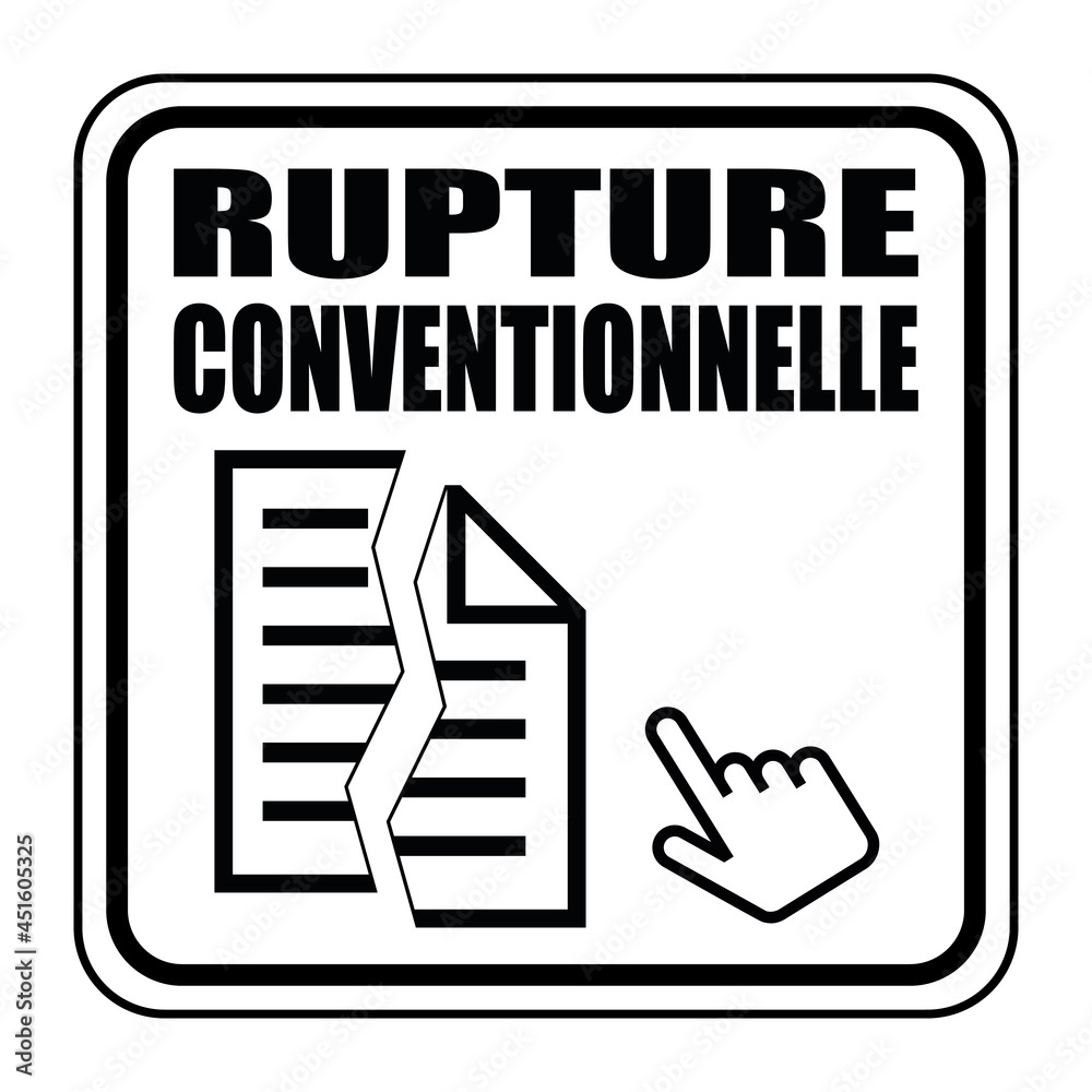 Logo rupture conventionnelle. Stock Vector | Adobe Stock