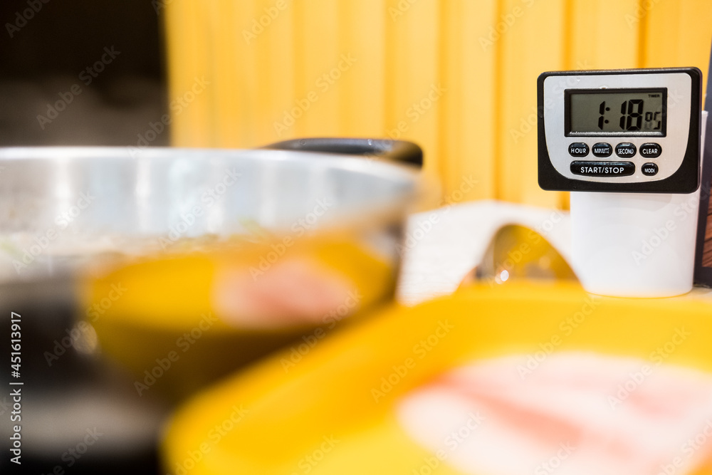 Timer for eating buffet in restaurant Stock Photo | Adobe Stock
