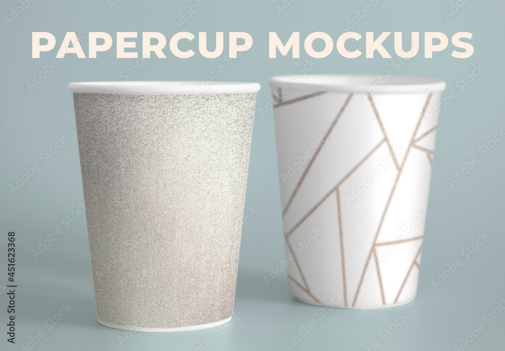 Simple Paper Coffee Cup Design Mockup Stock Template | Adobe Stock