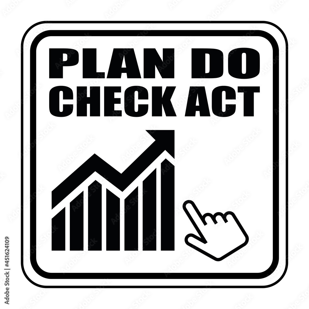 PDCA Plan Do Check Act Stock Vector Adobe Stock pdca-plan-do-check-act-stock-vector-adobe-stock