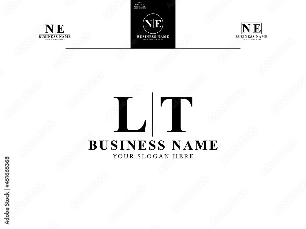 Letter LT Logo Design, Monogram lt logo icon vector with Abstract L&T ...