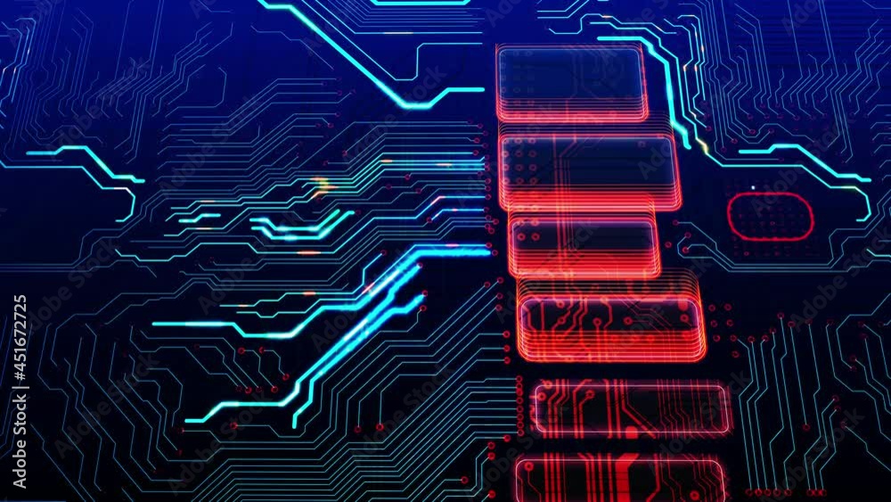 Technology background/Technology background of the abstract computer ...