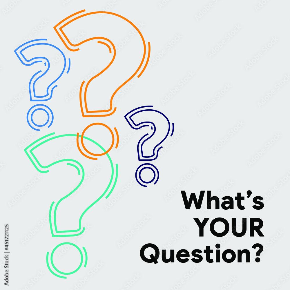 Question mark sign icon, vector illustration. Flat design style FAQ ...