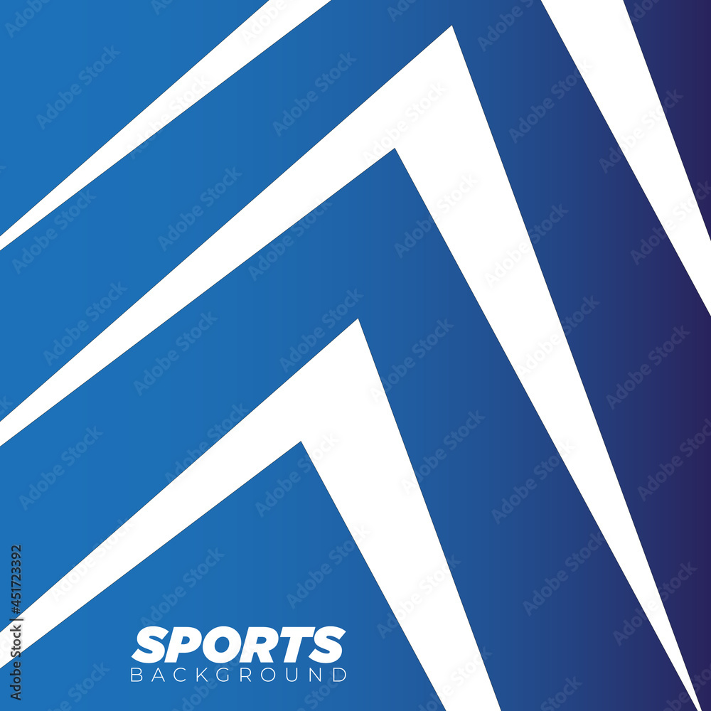 Simple Modern Vector Blue sport background for digital poster and ...