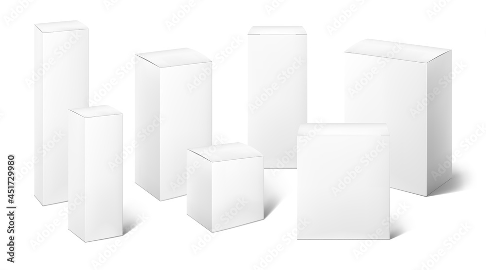 Tall Rectangle Box Template