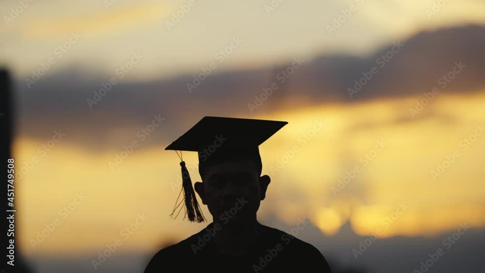 Graduation Congratulations on the day of graduation at the university ...