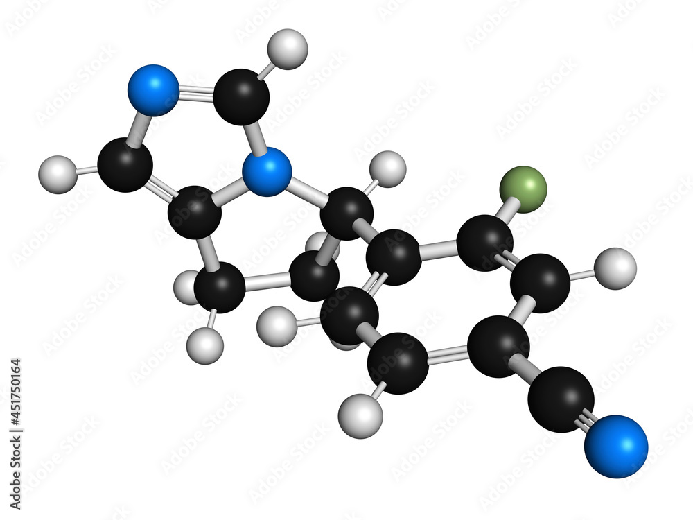 Osilodrostat Cushing's syndrome drug molecule, illustration Stock ...