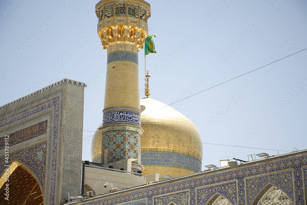Poster The shrine of Imam Ali bin Musa Al-Rida in Mashhad, Iran – Wall ...