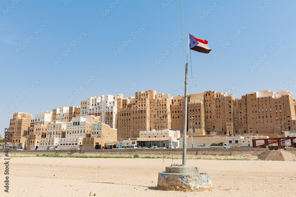 world heritage site "shibam hadramaut" that are ancient stone made ...
