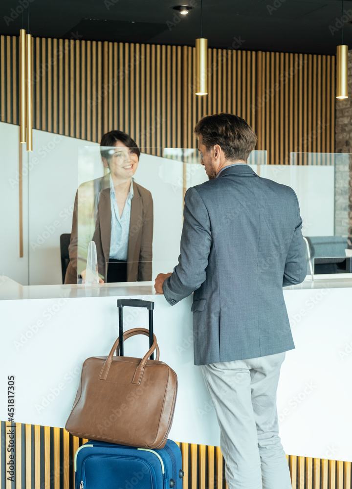Female Hotel Concierge