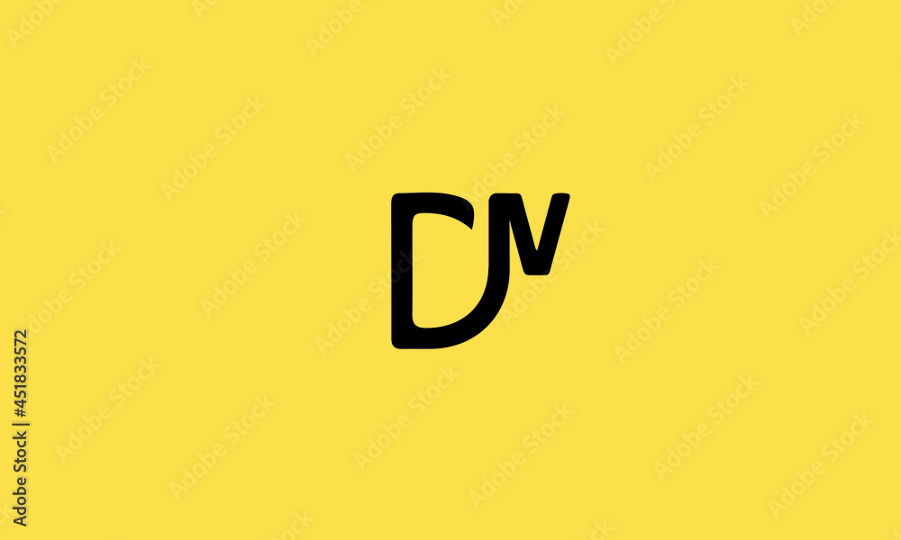 DV vector is a simple vector with a classic design and black color with ...