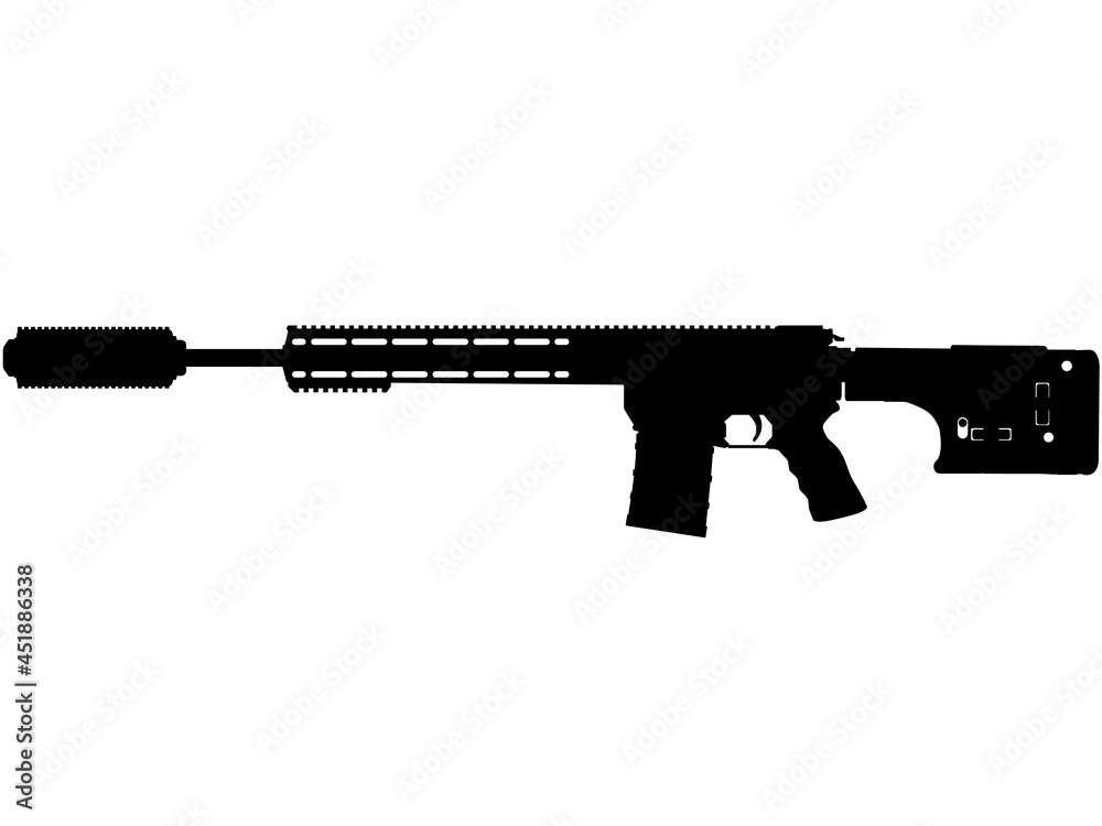 Canada C20 DMR is a 7.62×51mm NATO Semi-automatic rifle, sniper rifle ...