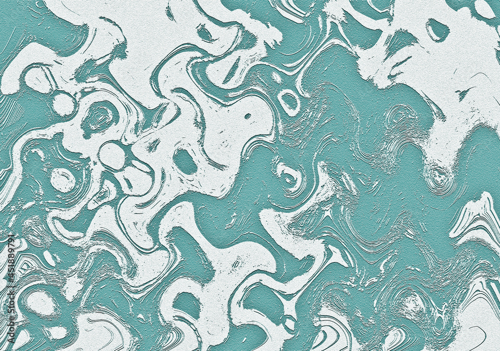 Artex stucco wallpaper texture closeup in green and white ilustración ...