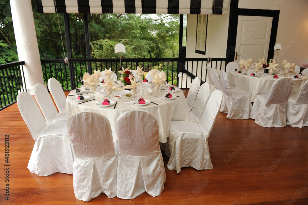 banquet sit down buffet party catering with asian halal menu for ...