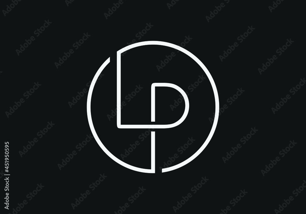 LP Alphabet letters Monogram logo LP, Stock Vector | Adobe Stock